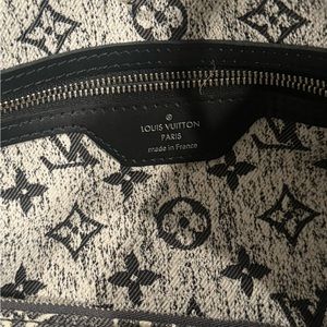 Louis Vuitton | Bags | Louis Vuitton Denim Monogram Jacquard Neverfull ...